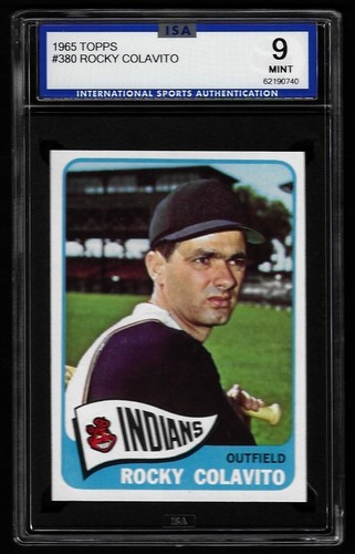 ROCKY COLAVITO 1965 Topps #380 Graded ISA 9 | eBay