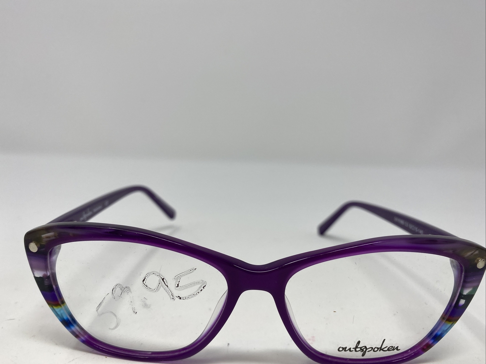 Outspoken Eyeglasses Frame OA1836S 3 52-15-140 Purple/Multi Full Rim ...