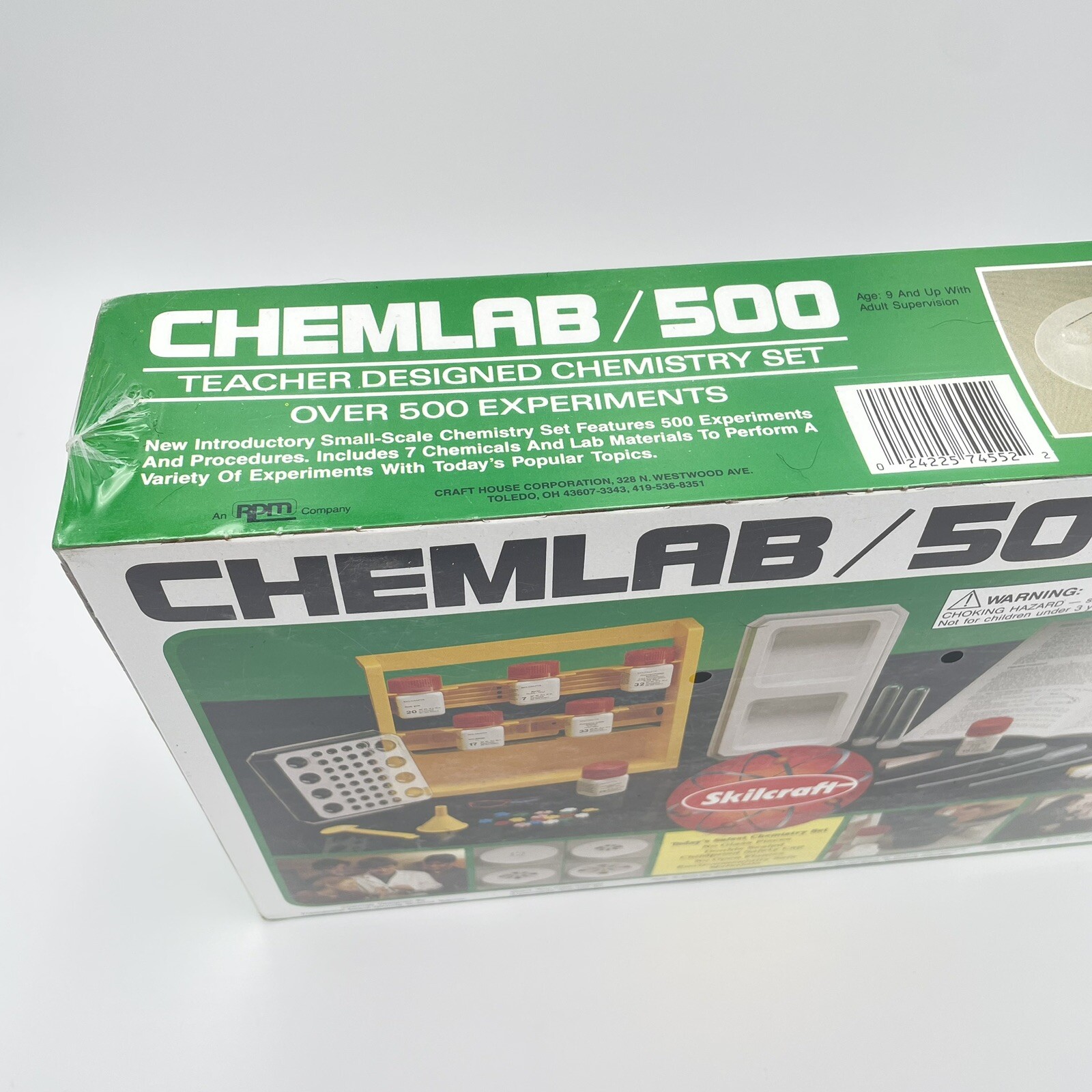 Chemlab 500 Vintage Chemistry Set 500 Experiments Homeschool Science NEW SEALED! | eBay