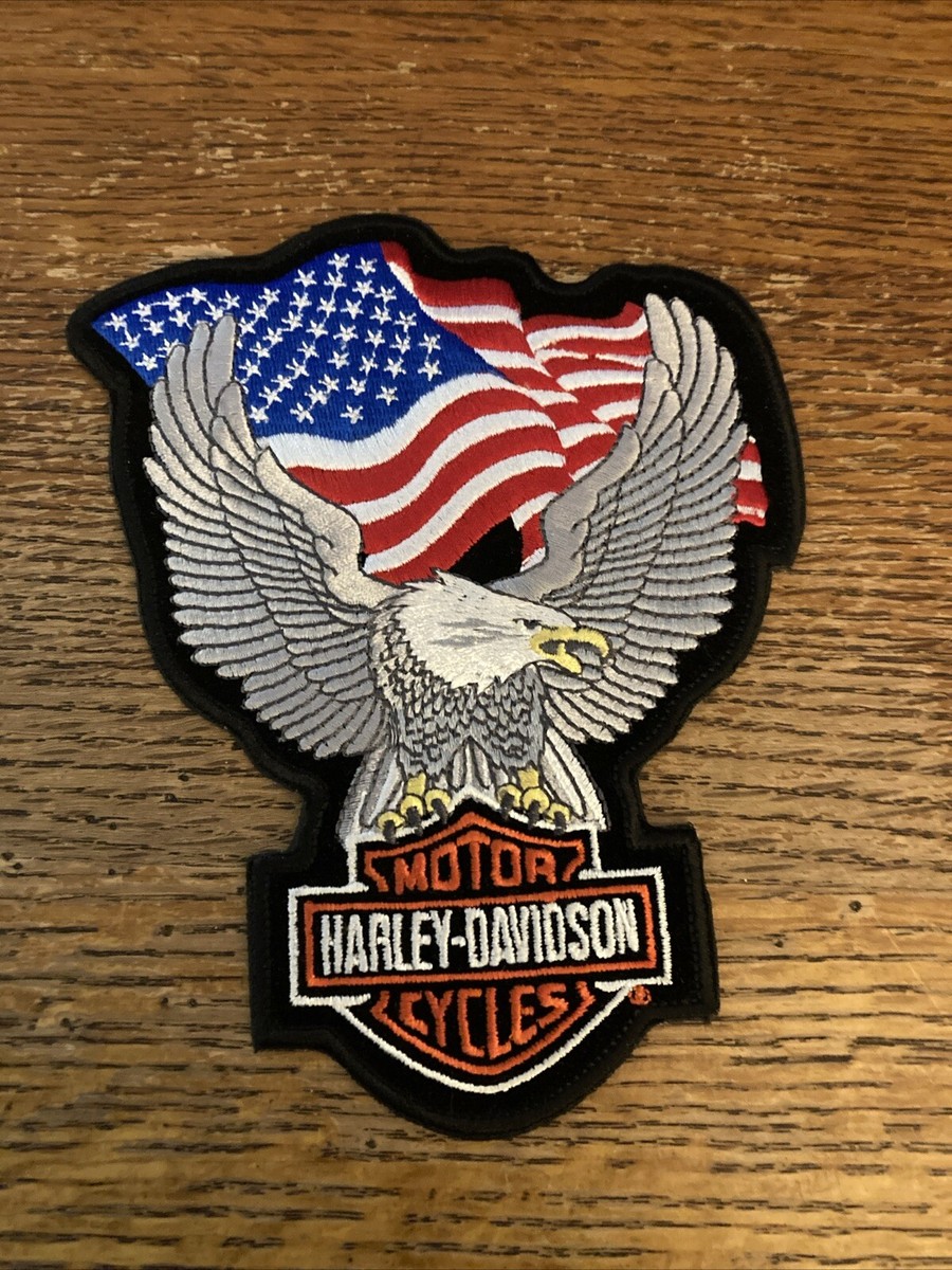 Harley Davidson Eagle And Flag Harley Davidson American Flag Color