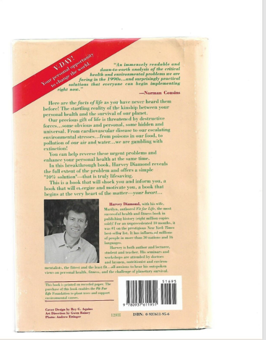 Your Heart, Your Planet by Harvey Diamond (1990, Hardcover ...