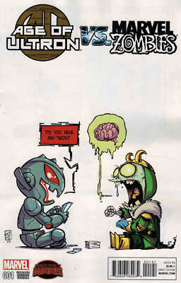 Age of Ultron vs Marvel Zombies #1 Skottie Young Baby Variant 2015 SWA ...