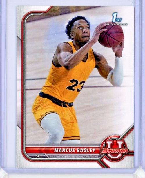 2021-22 Bowman University #65 Marcus Bagley RC - Arizona State - MINT ...