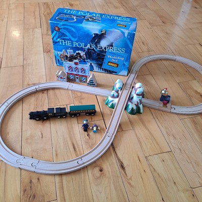 READ! 32501 BRIO POLAR EXPRESS SET Holiday Set Thomas Train Compatible ...