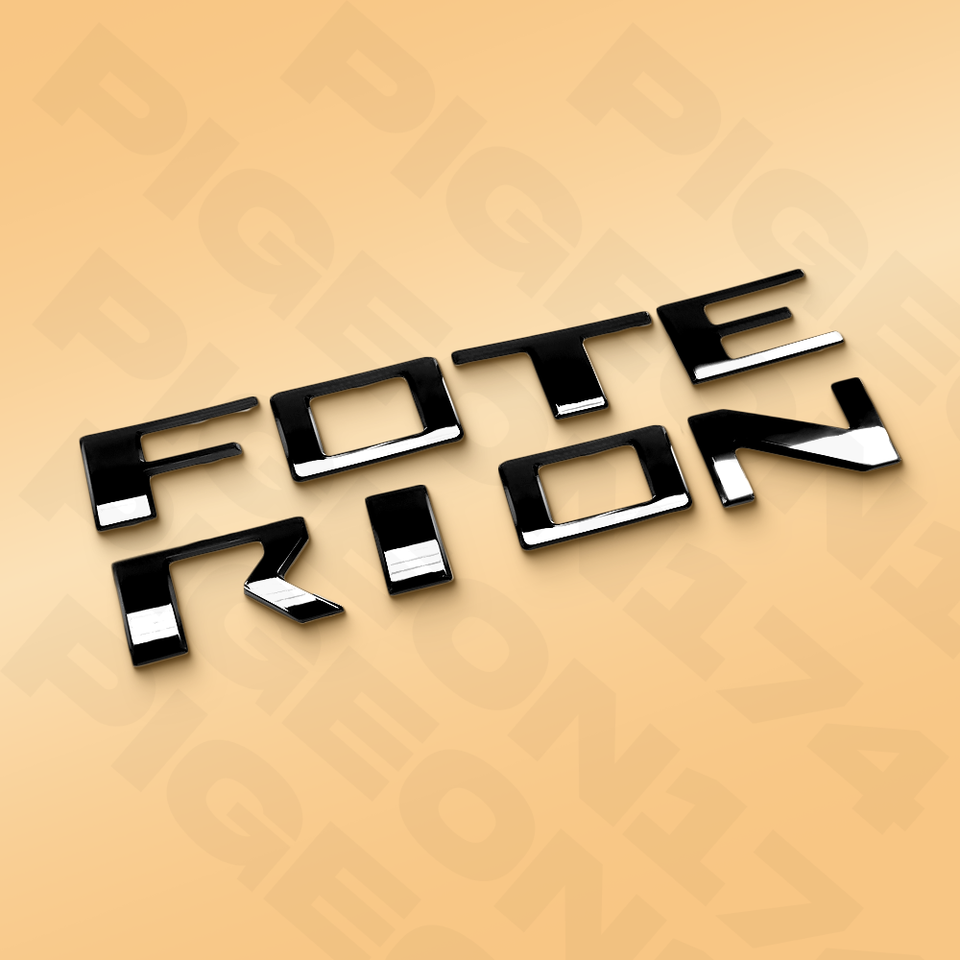 3D Front / Tailgate Letter For Frontier 2022-2026 Accessories Hood ...