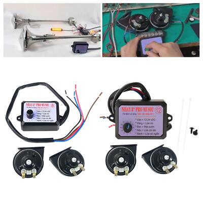 Generic 12V Car Truck Air Horn Controller Set Control Box for Boat Van ...