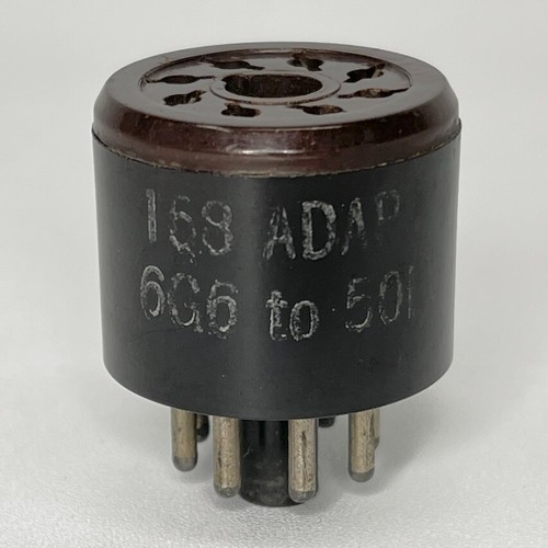 Vintage Adaptol No. 169 Tube Socket Adapter 6G6 Tube To 50L6 Tube | eBay