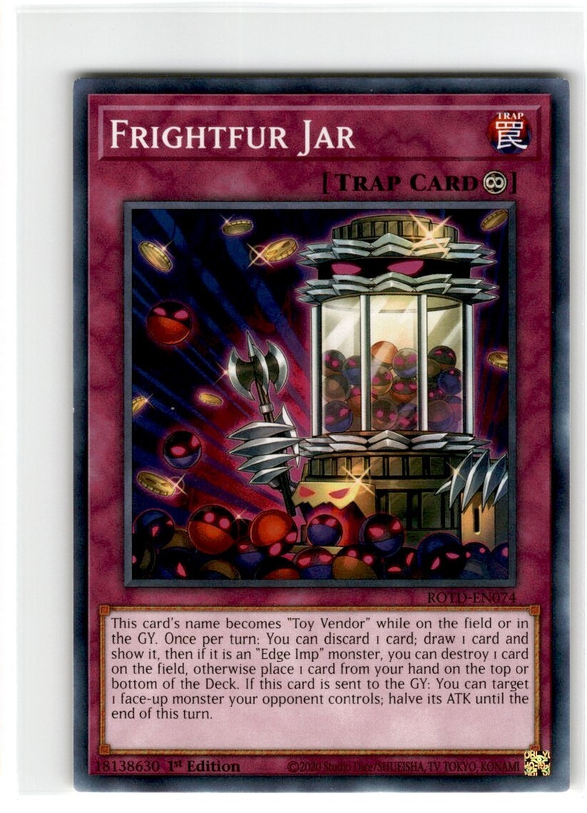 Yu-Gi-Oh! Frightfur Jar Common ROTD-EN074 Lightly Played 1st Edition | eBay