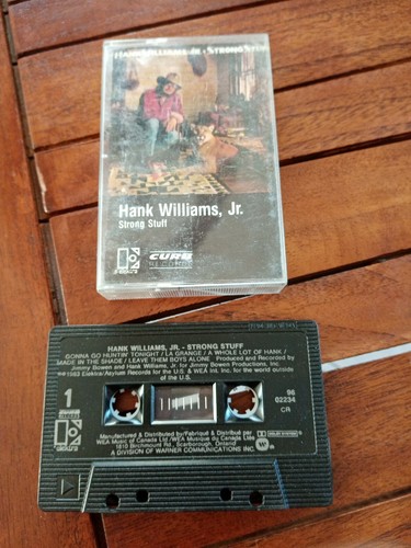 vintage Cassette audio K7 Tape-hank Williams jr-strong stuff-free ...
