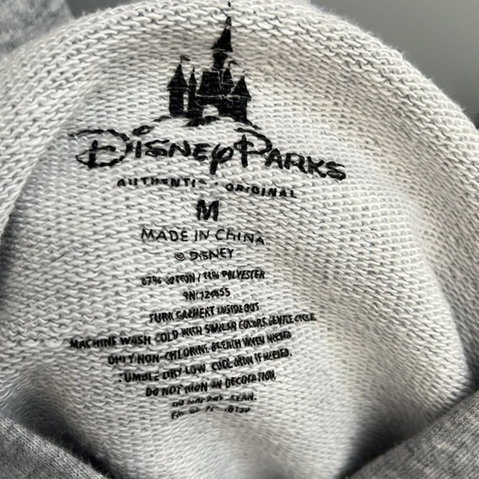 Disney Grey “Disneyland” Mickey Graphic Women’s Hoodi… - Gem