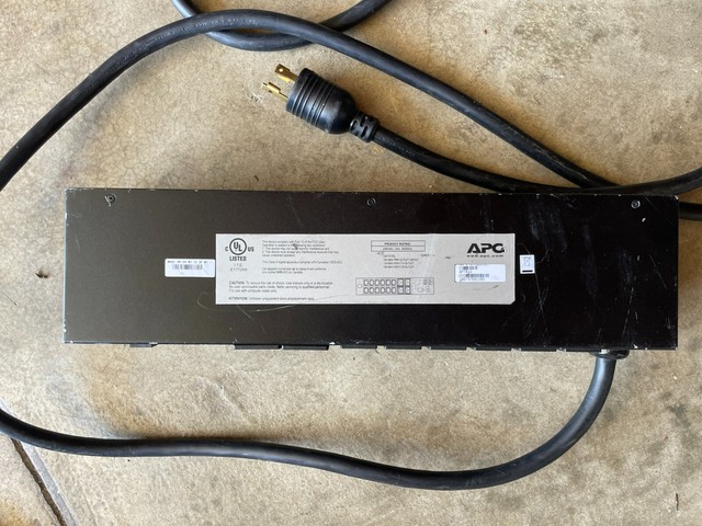 APC AP7811 Power Distribution Panel, 208V - Black for sale online | eBay