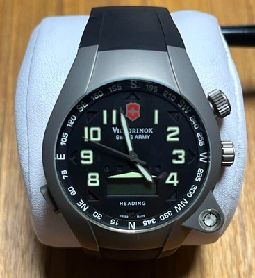 Victorinox Watch Swiss Army ST5000 Titanium Digital Compass Men's 5Atm ...