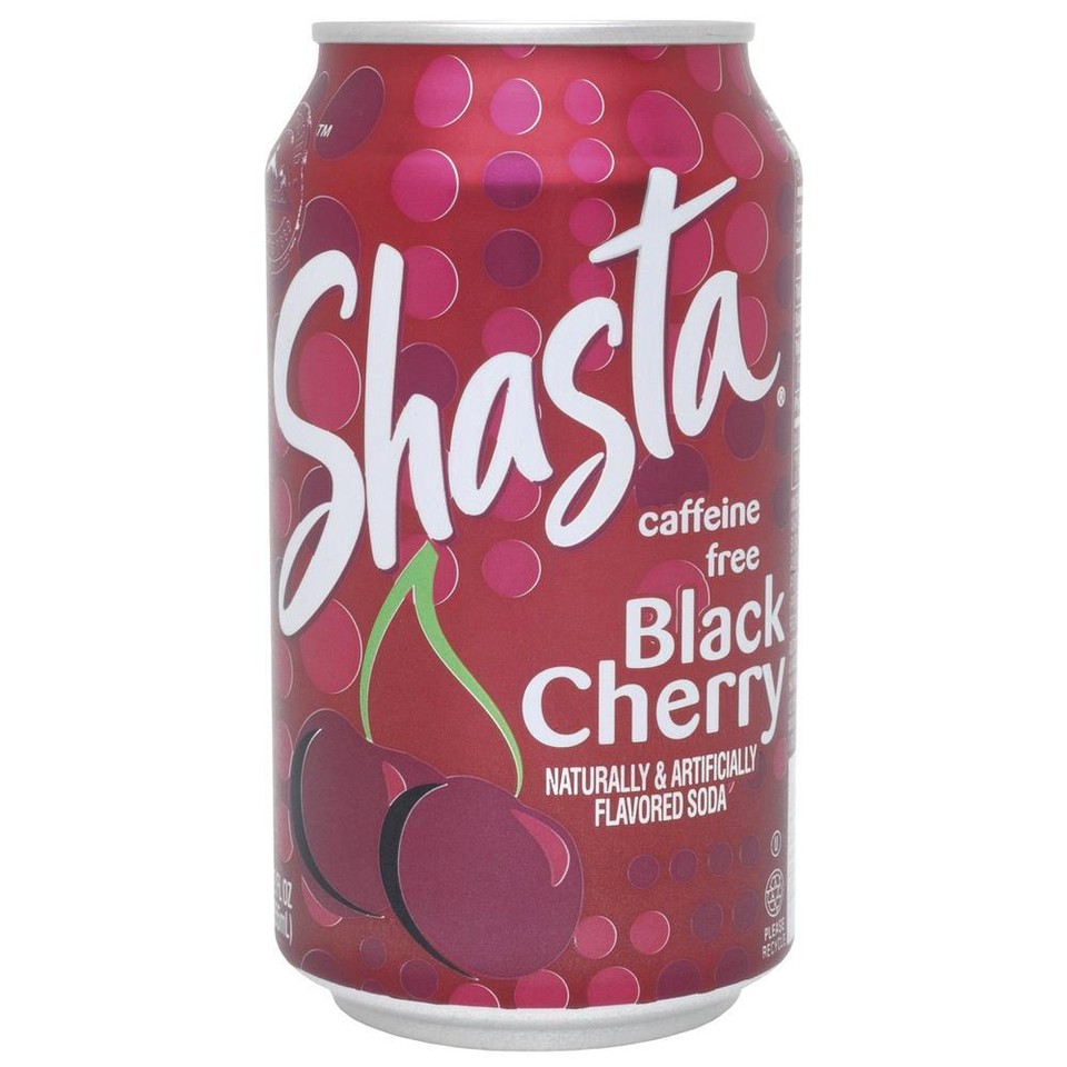 Shasta Black Cherry Soda, 12 Oz Can (Case of 12) | eBay