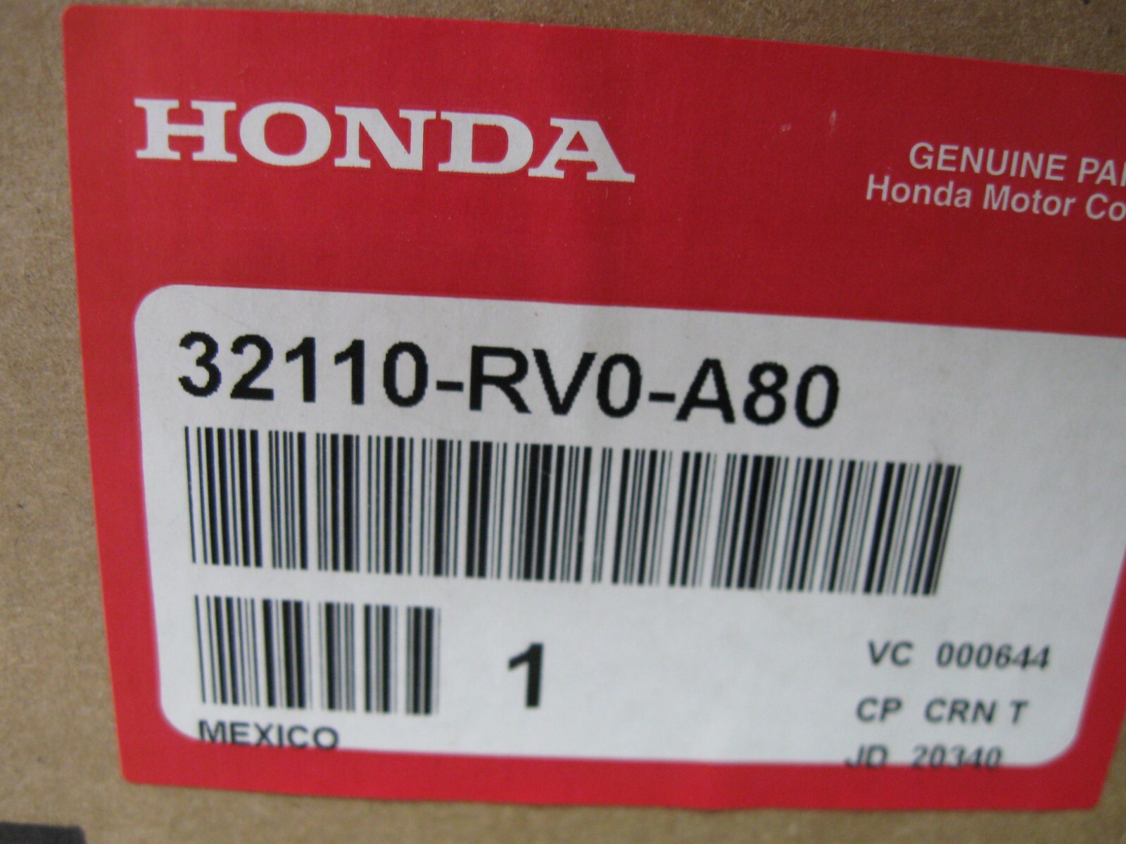 Honda 32110-RV0-A80 Engine Wire Harness for 14-17 Odyssey Reference #2 ...