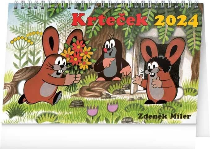 Czech Table Calendar 2024 Krtek / The Little Mole / Krtecek | eBay
