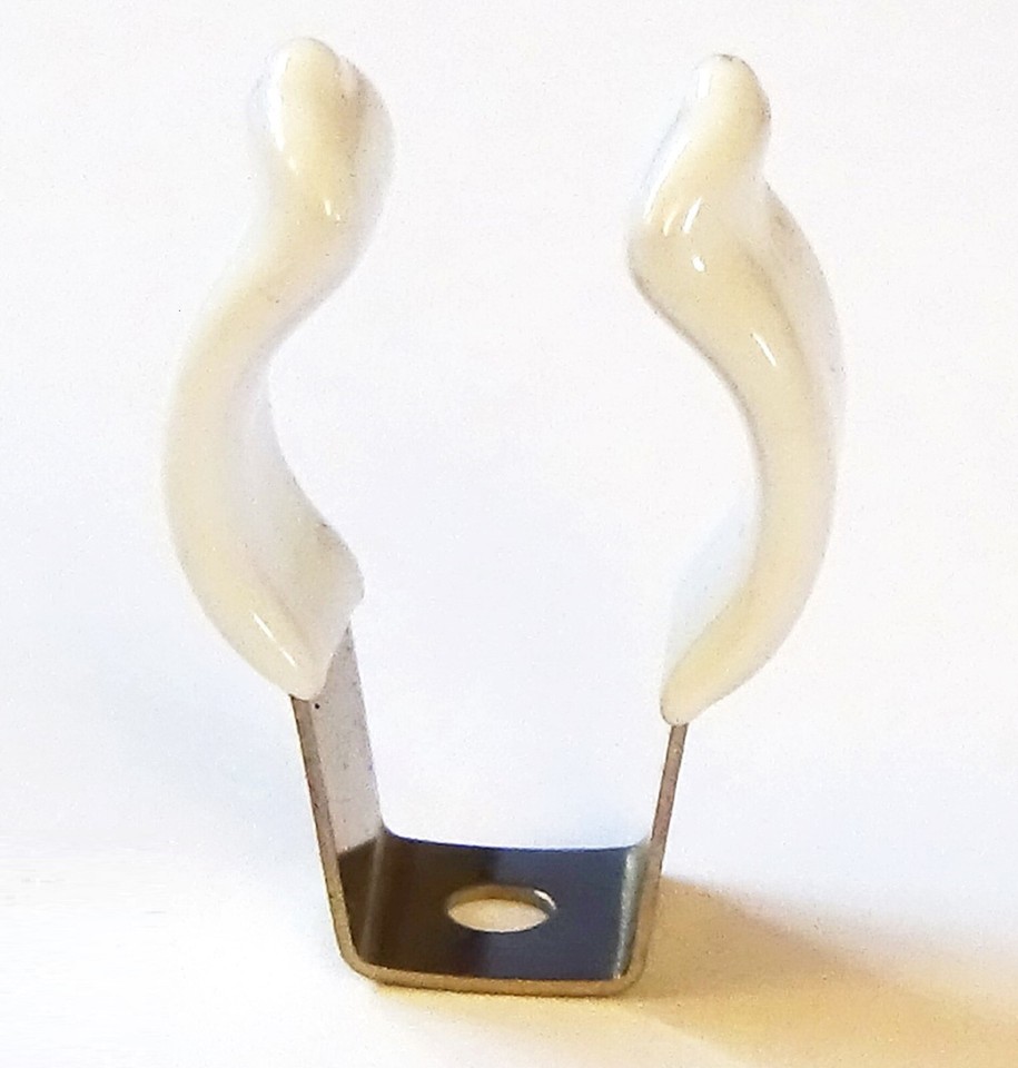 Terry Spring U Clip Fastner Pair Metal Plastic Pipe Tube Grip Holder ...