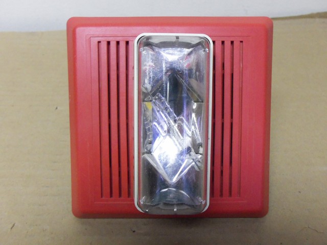 GE Indoor Strobe/Speaker 757-7A-SS25 Fire Alarmand indoor/outdoor ...