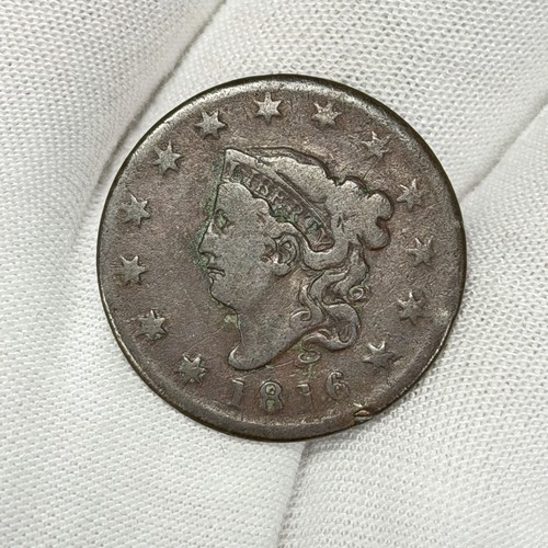 1816-P Coronet Matron Liberty Head Large Cent 1C One Penny US Coin ...