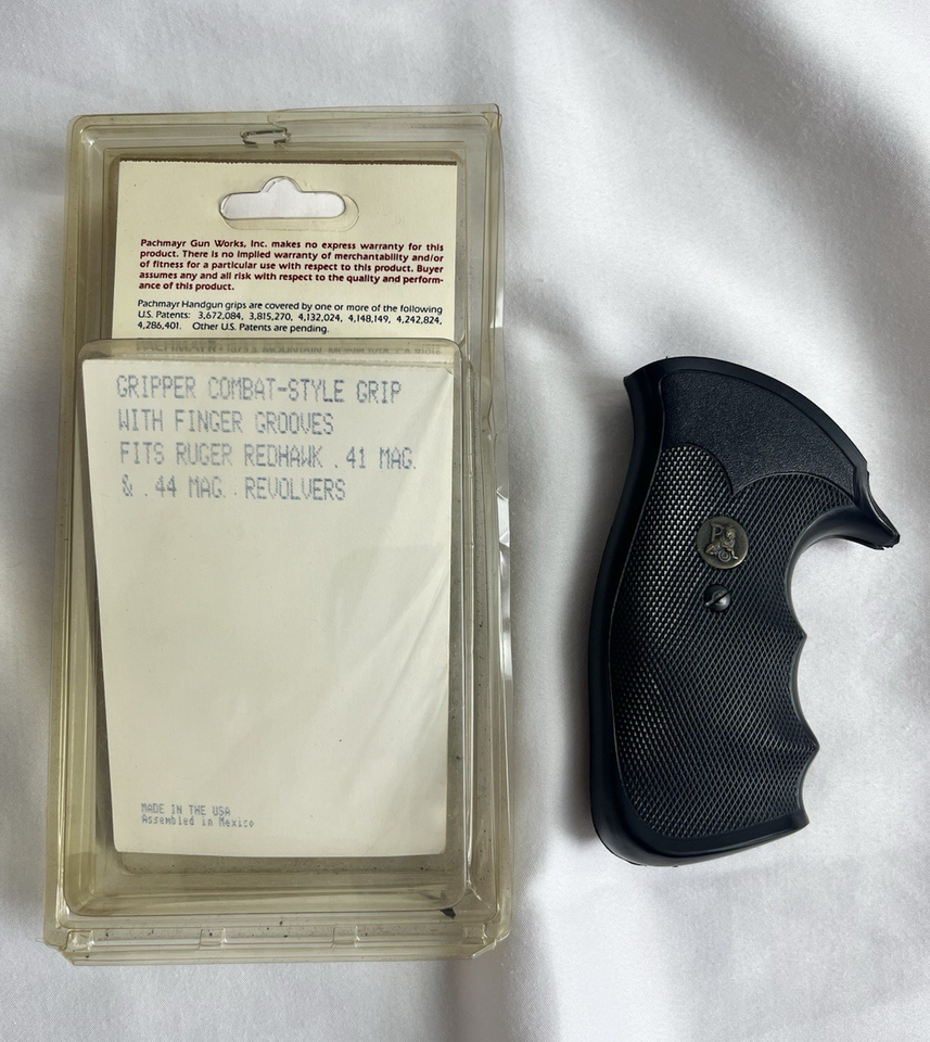 Pachmayr Ruger Redhawk Handgun Grip Gripper RHK-G Combat Style Finger ...