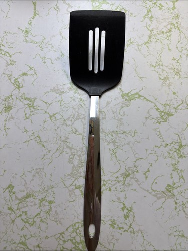 Oneida Stainless Steel 3 Slotted Turner Spatula Hanging Hole Design ...