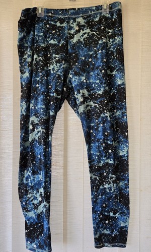 climate right cuddl duds Blue XL Stars Leggings | eBay