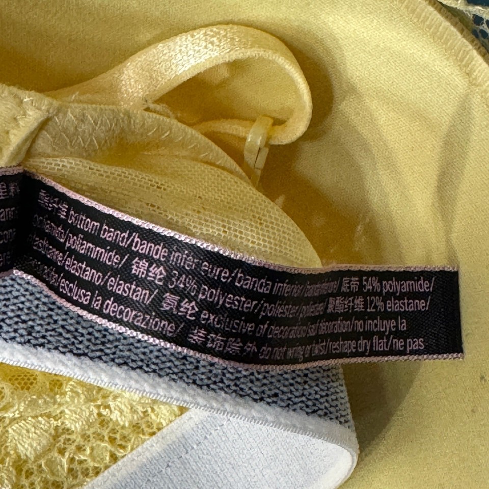 Victoria’s Secret 34C Perfect Shape Bra Molded Cups Lace Wired ...