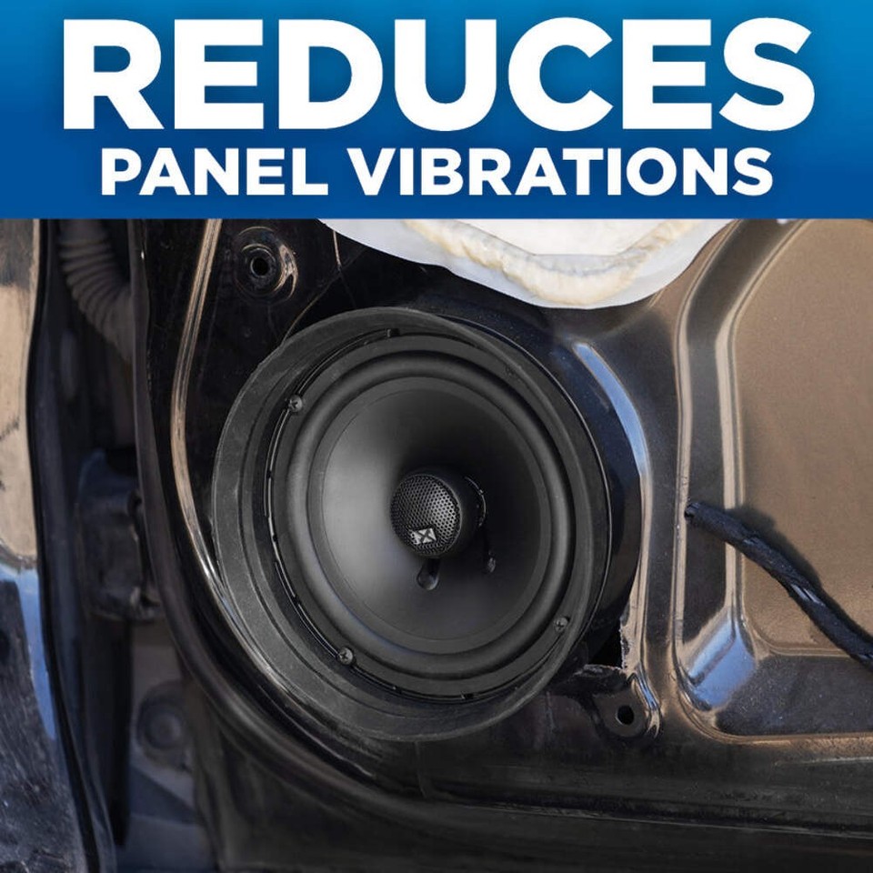 XBAF65 2 Piece 6.5" Silicone Rubber Speaker Baffles with Self Adhesive ...