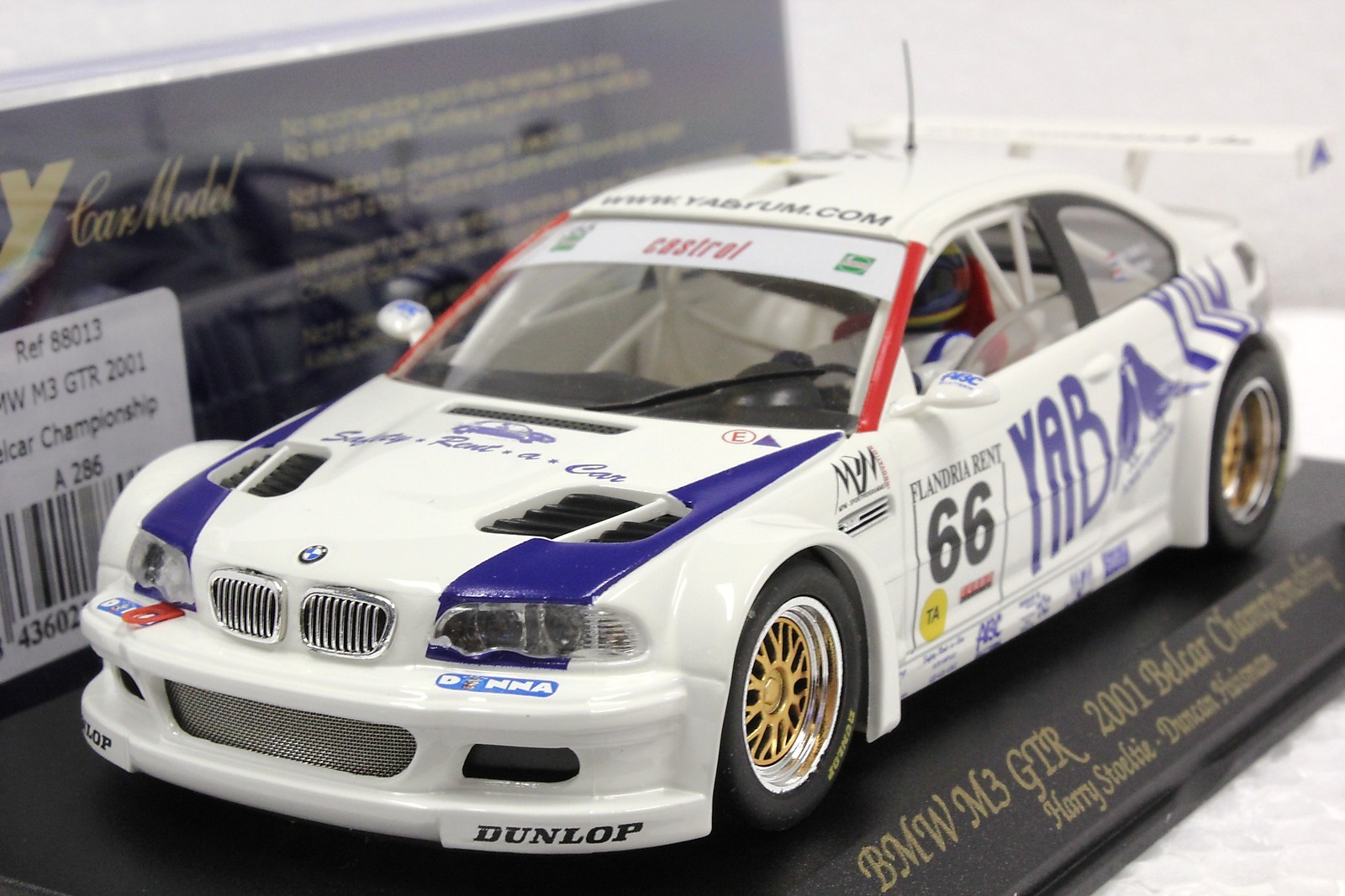 Fly A286 BMW M3 GTR 2001 Belcar Championship 1:32 Slot Car | eBay