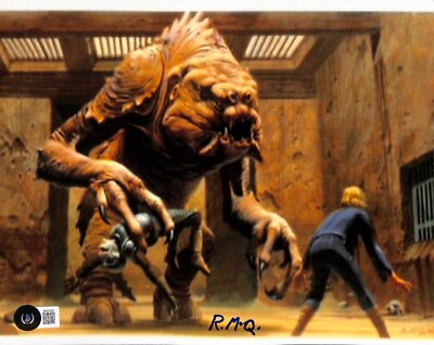 Ralph McQuarrie Rancor Concept Art Star Wars ROTJ Signed 8x10 Photo ...