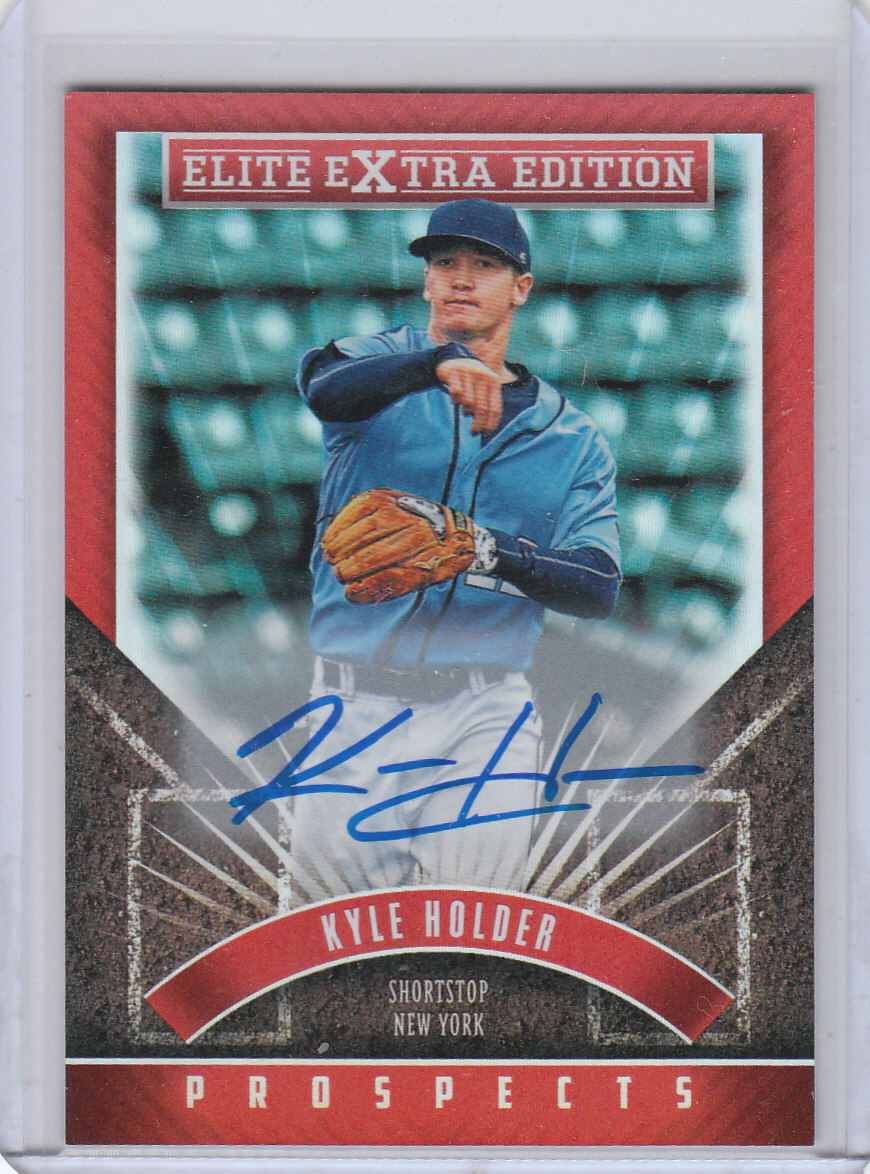 2015 Panini Elite Extra Edition Prospects Auto Kyle Holder #31 Auto | eBay