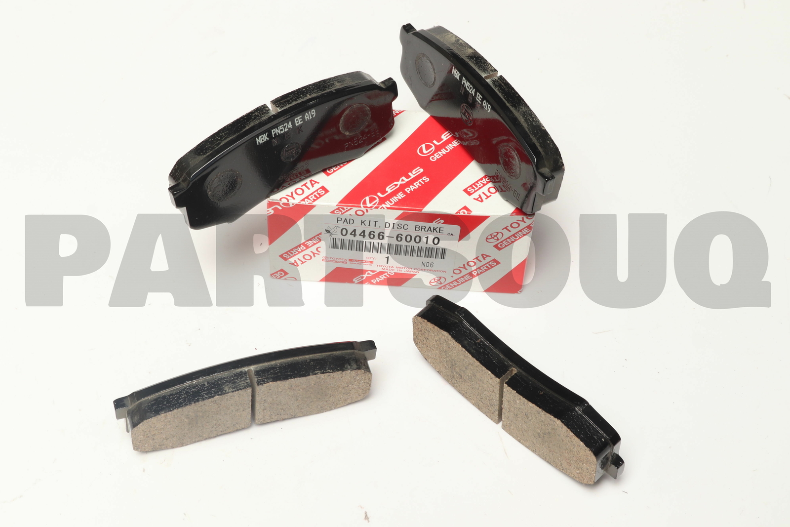 0446660010 Genuine Toyota PAD KIT, DISC BRAKE, REAR 04466-60010 | eBay