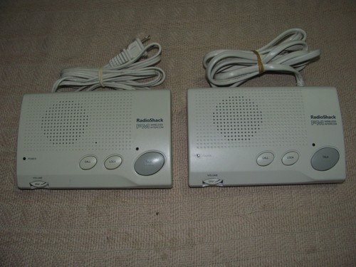 SET OF 2 RADIO SHACK 43-491 2 CHANNEL FM WIRELESS INTERCOMS | eBay