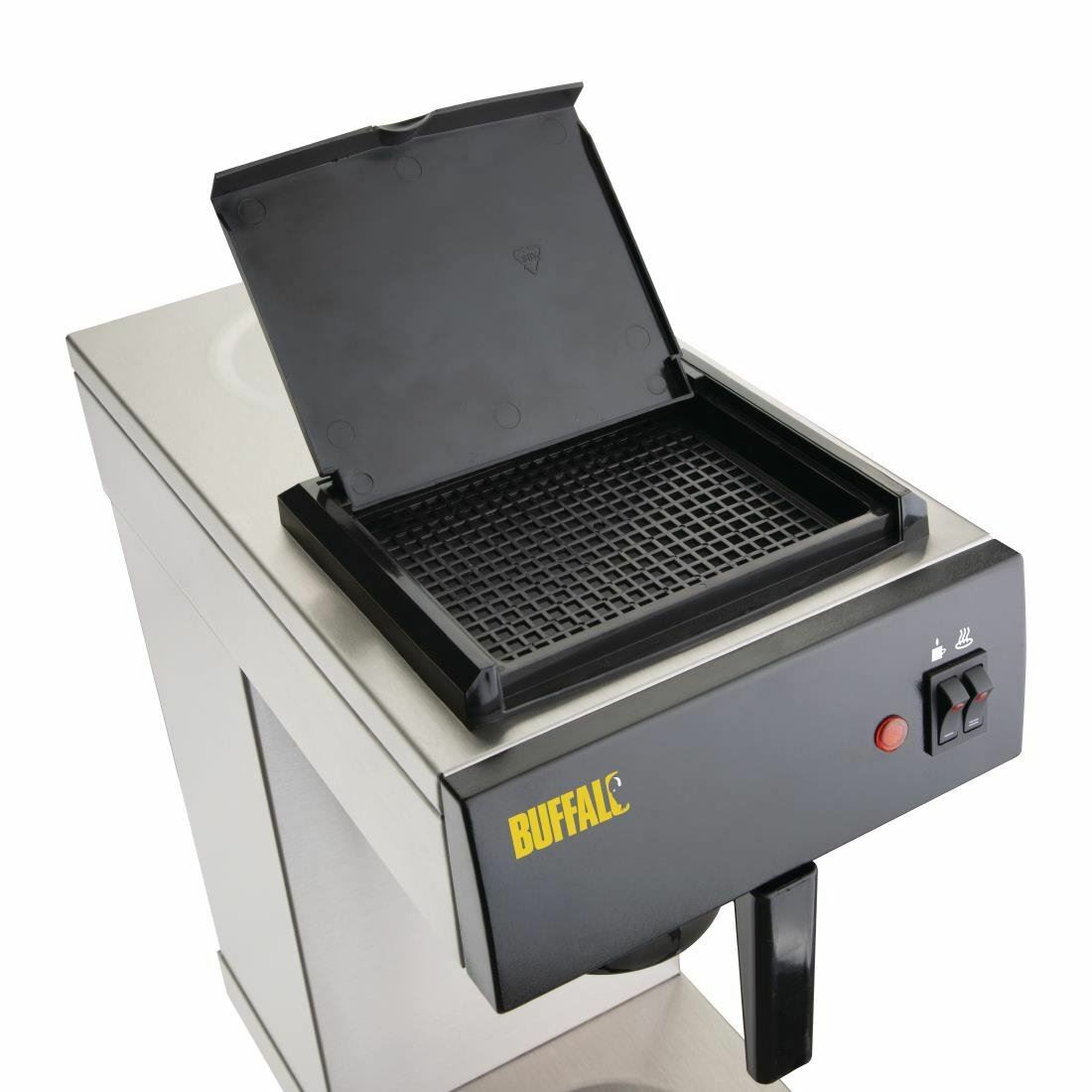 Buffalo Filter Coffee Machine in Silver Stainless Steel - 220-240 V ...