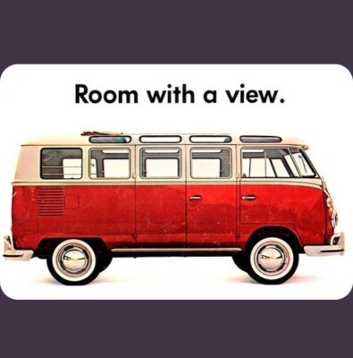 1964 VW Bus: Room with a View ***Vintage Ad Reproduction Tin Sign*** 8 ...