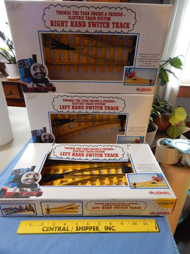 3 LIONEL THOMAS FRIENDS 8-82011 (2) 8-82012 YELLOW LH / RH MANUAL G ...