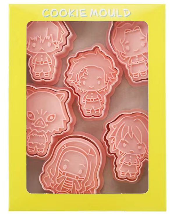 NEW, 6pc Anime Demon Slayer - Adult Cookie Cutters / Biscuit Moulds Set ...
