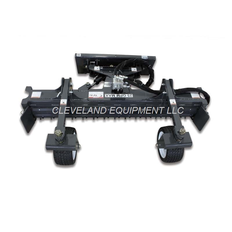 NEW 72" VIRNIG POWER RAKE SOIL CONDITIONER Kubota John Deere Skid Steer ...