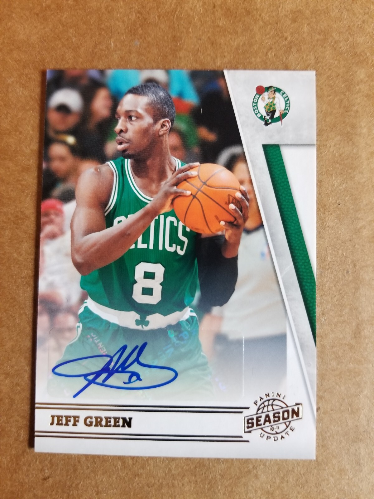 JEFF GREEN 2011-12 PANINI SEASON UPDATE AUTO #138/199 CELTICS SONICS ...