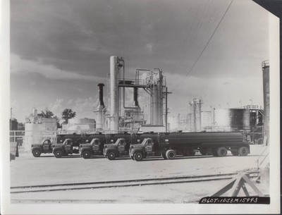 c 1955 Mack W M Chambers New Orleans Memphis Gasoline trailer truck ...