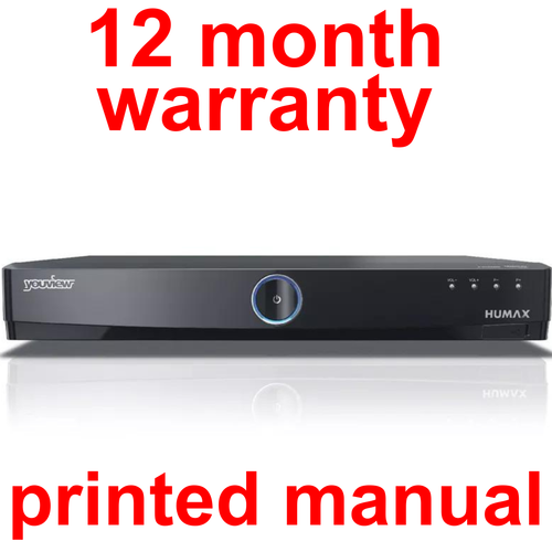 BT Humax DTR-T1000 YouView Freeview+ HD 500GB Twin Tuner Recorder Box ...