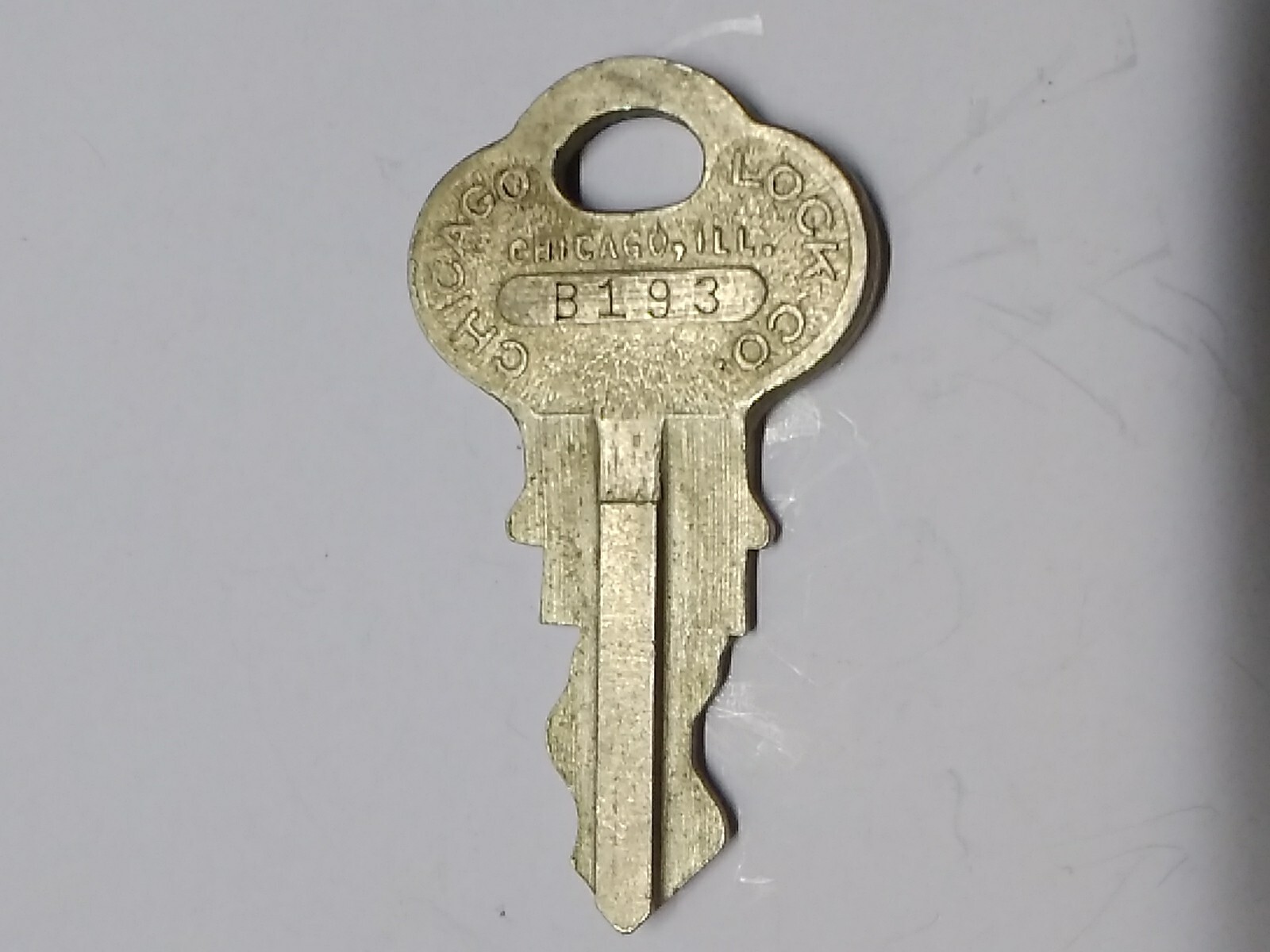 Chicago Lock Brass Key B193 B 193 Vending Machine | eBay