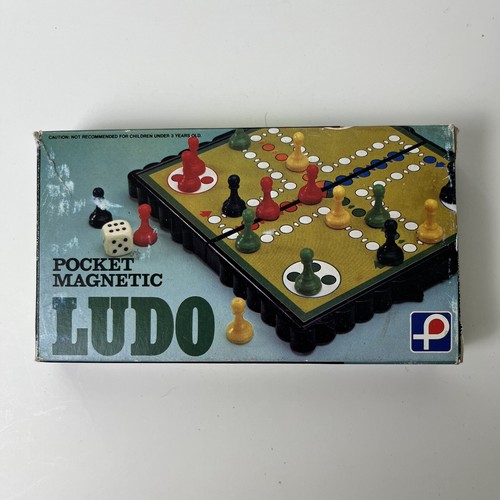 Vintage 1970s Pocket Magnetic Ludo Travel Game - Made In Hong Kong | eBay