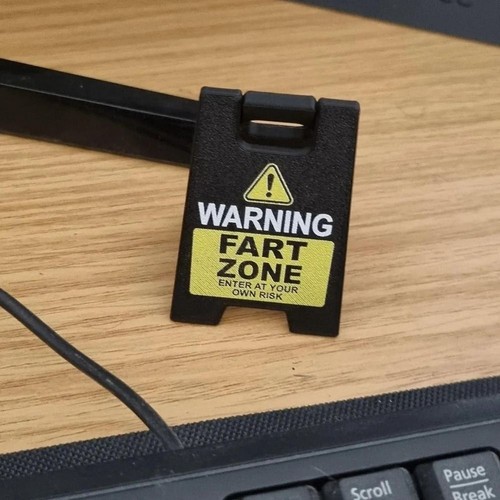 3D Desk Hazard Caution Sign Funny Safety Warning Tabletop Statue | eBay ...