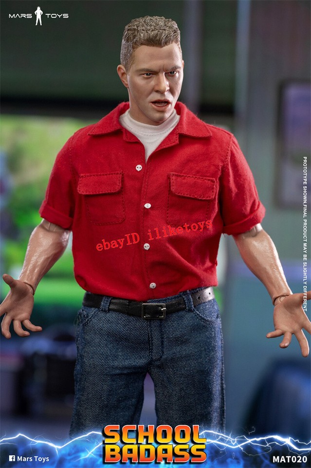 Mars Toys SCHOOL BADASS Biff Back To The Future 1/6 Scale Action Figure ...