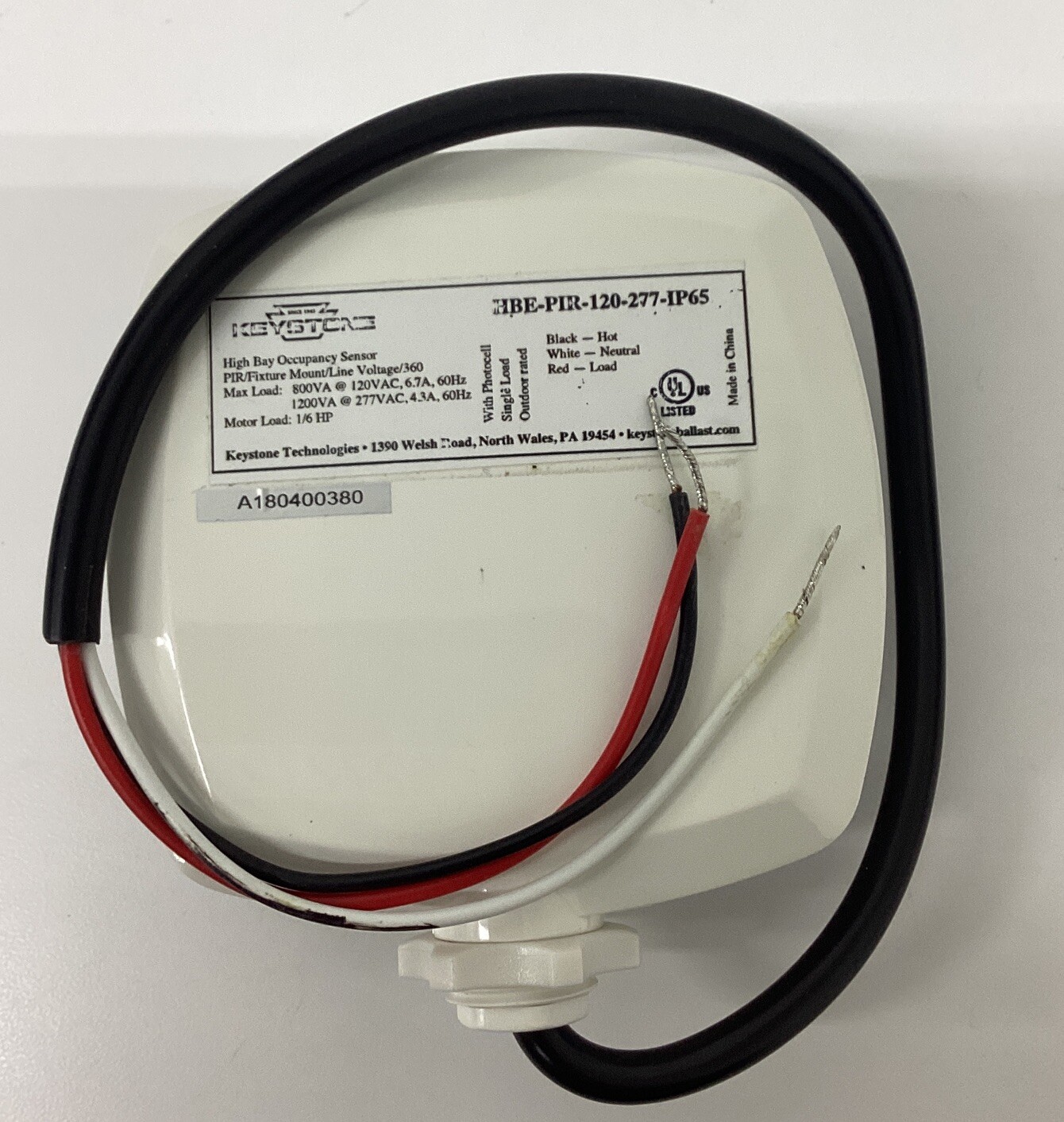 Keystone HBE-PIR-120-277-IP65 Passive Infrared Occupancy Sensor | eBay UK