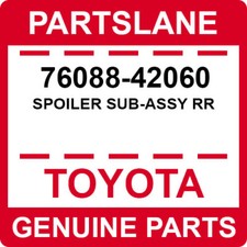 76088-42050 Toyota Spoiler SUBAssy RR 7608842050 Genuine OEM Part for ...