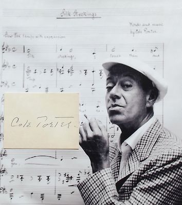 Cole Porter Prominent American Composer & Songwriter Autograph ''Rare ...