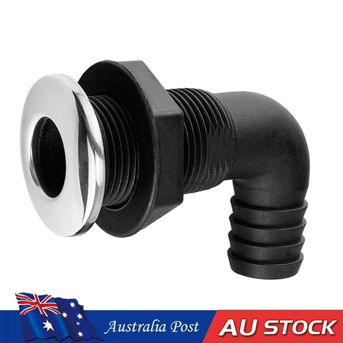 Elbow Bilge Thru Hull Fitting 3/4 inch 19mm Hose Skin Fitting Bilge ...