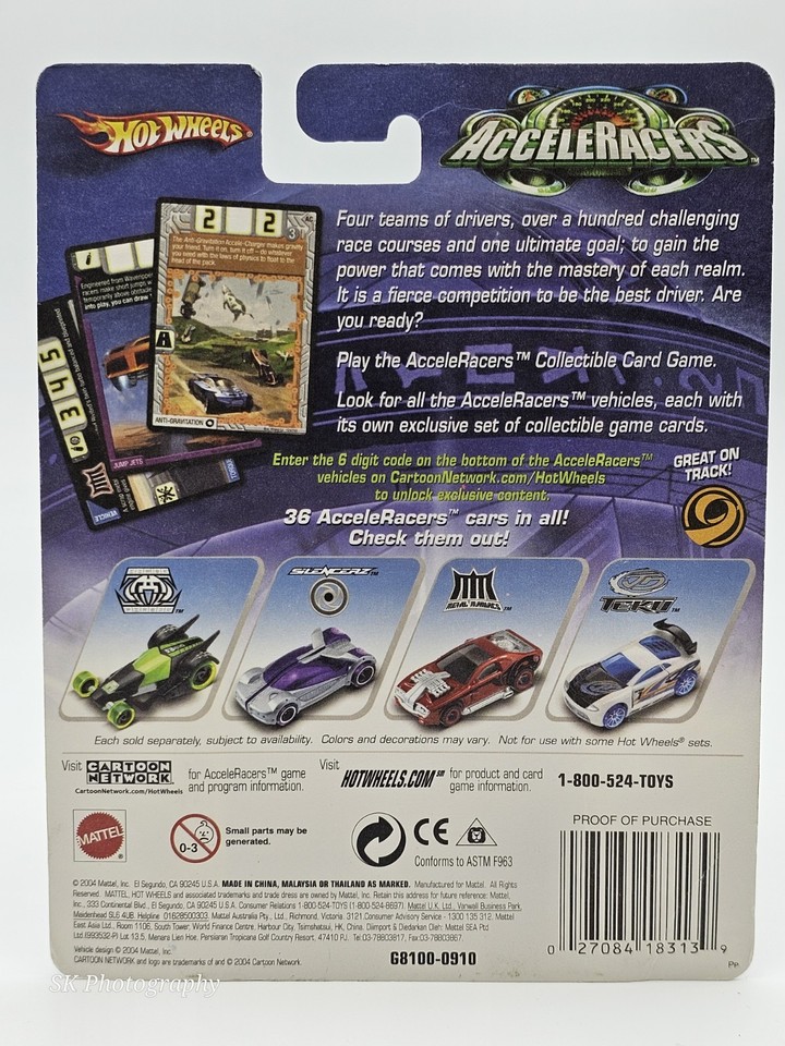 Hot Wheels Acceleracers Metal Maniacs ROLLIN THUNDER #6 of 9 Maroon ...