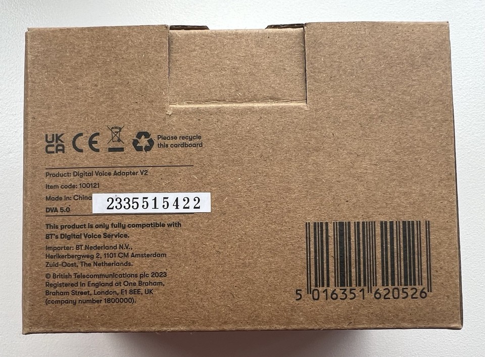 BT Digital Voice Adapter V2 100121 Brand New | eBay UK